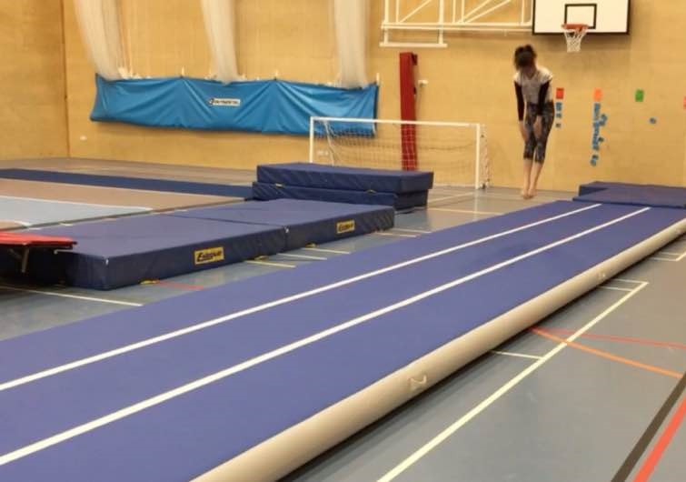 15m Evotrack tumble run – Swanage Gymnastics